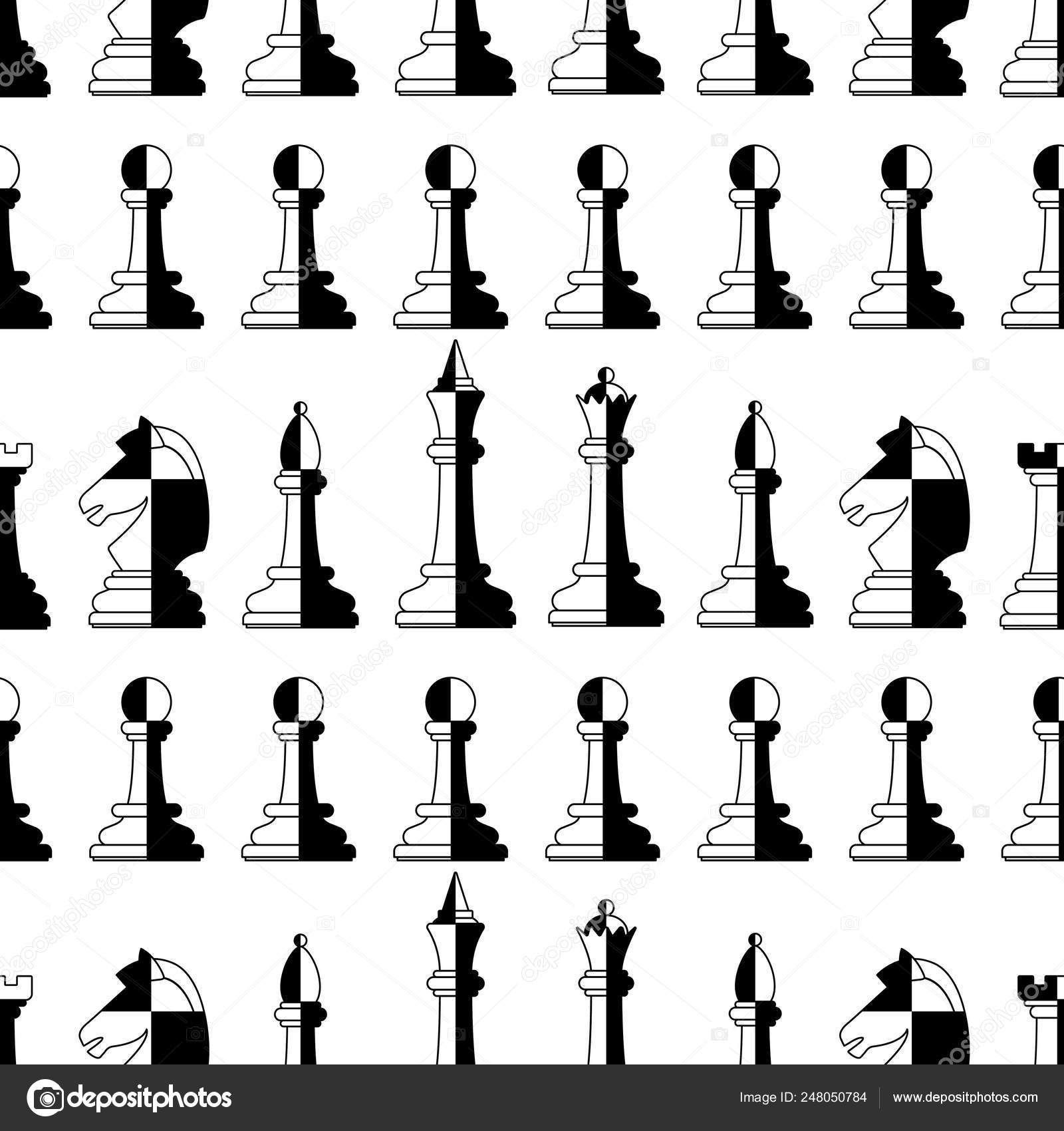 Chess set pattern Stock Vector Image by ©AlexanderZam #248050784