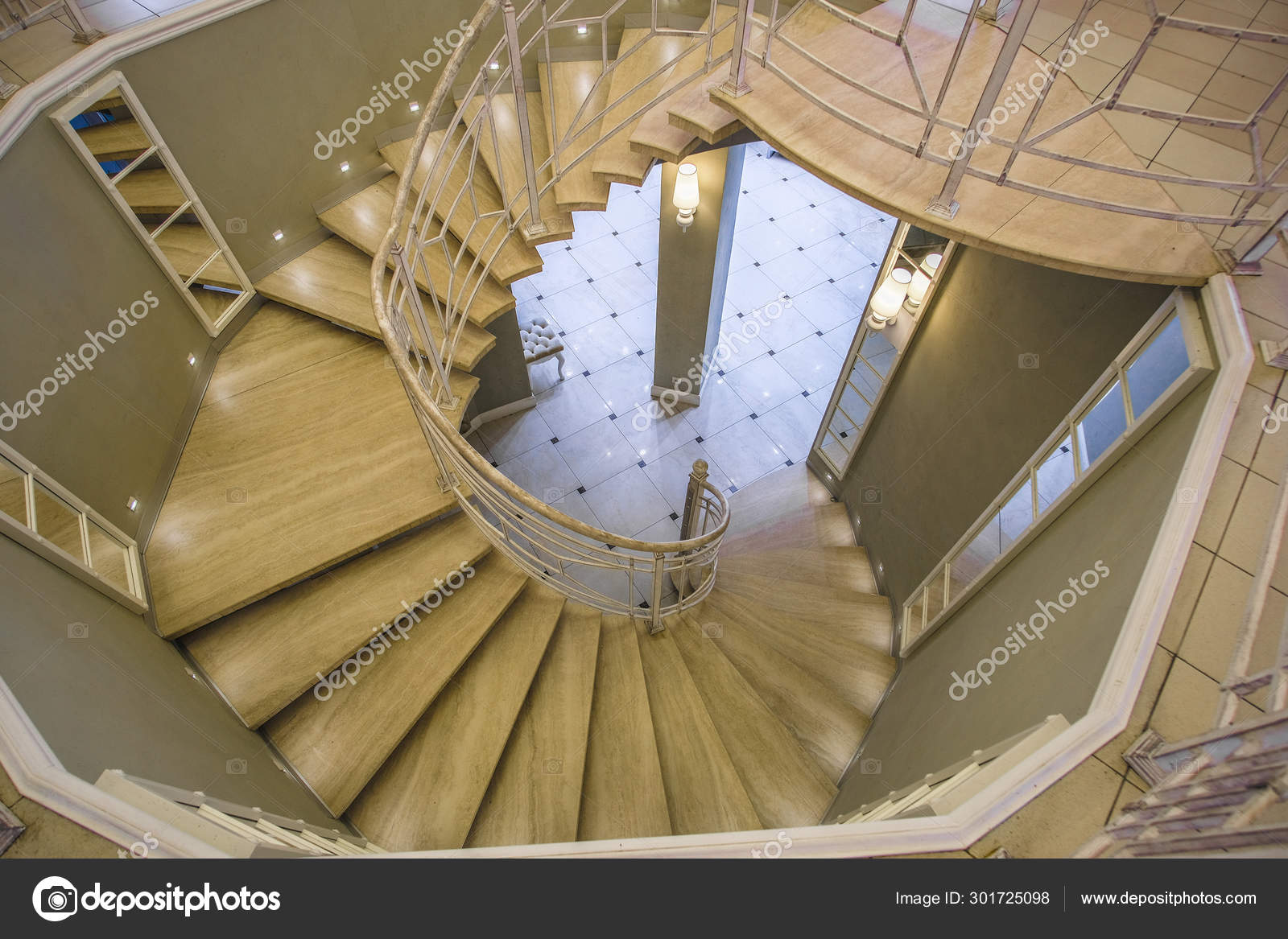 Interior Spiral Staircase Stock Photo by ©uatp12 301725098