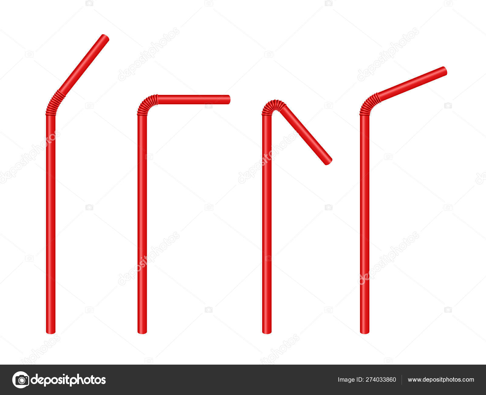 Drinking straw set Stock Vector Image by ©julydfg #274033860