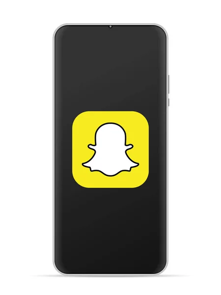 Snapchat logo imágenes de stock de arte vectorial | Depositphotos
