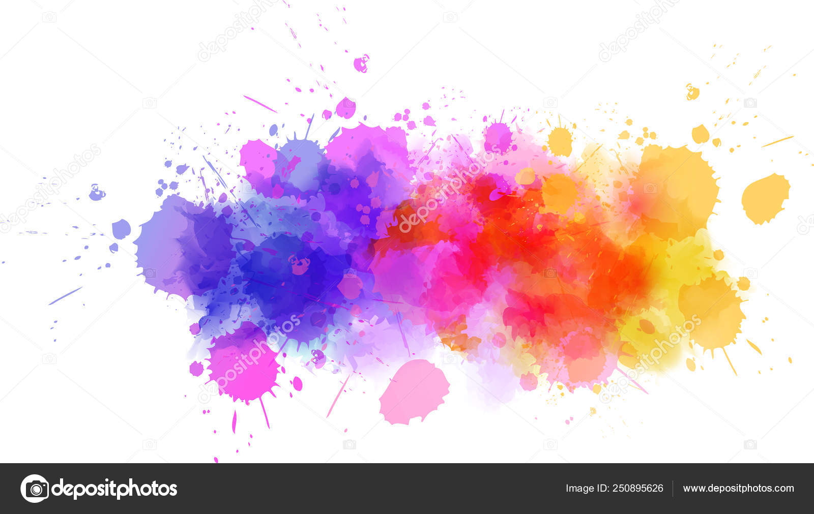 Watercolor splash line Stock Vector Image by ©artlana #250895626