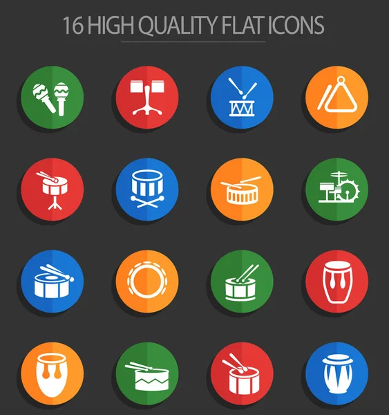 Rhythm instruments icon set Stock Vector Image by ©ayax55 #219459864