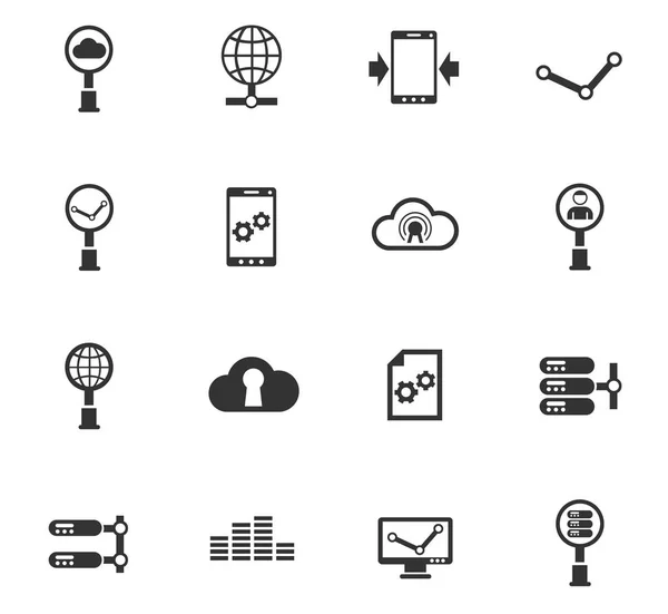 Server icon set Stock Vector by ©ayax55 138621998