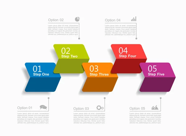 Plantilla infogr fica. Ilustraci n vectorial. Se puede utilizar para el dise o del flujo de ...
