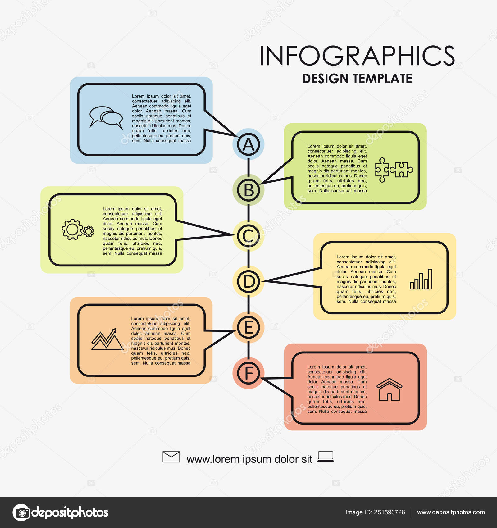 Infographic design template with place for your data. Vector illustration. Stock Vector by ...