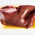 Liver Mutton White Background Stock Photo by ©Shebeko 302458376