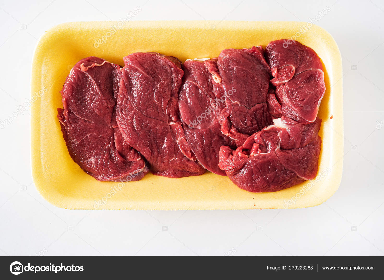 Halal Mutton Meat Isolated White Background — Stock Photo © Shebeko ...