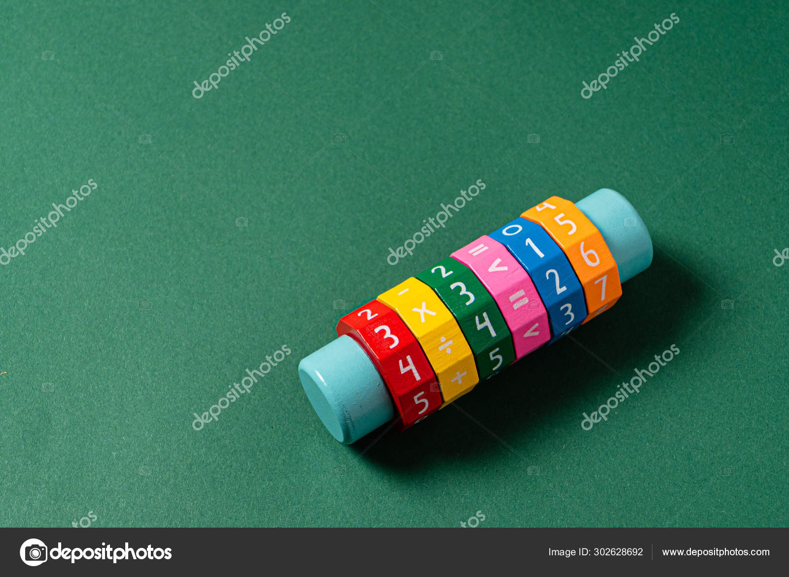 Math Tool Green Background Stock Photo by ©Shebeko 302628692
