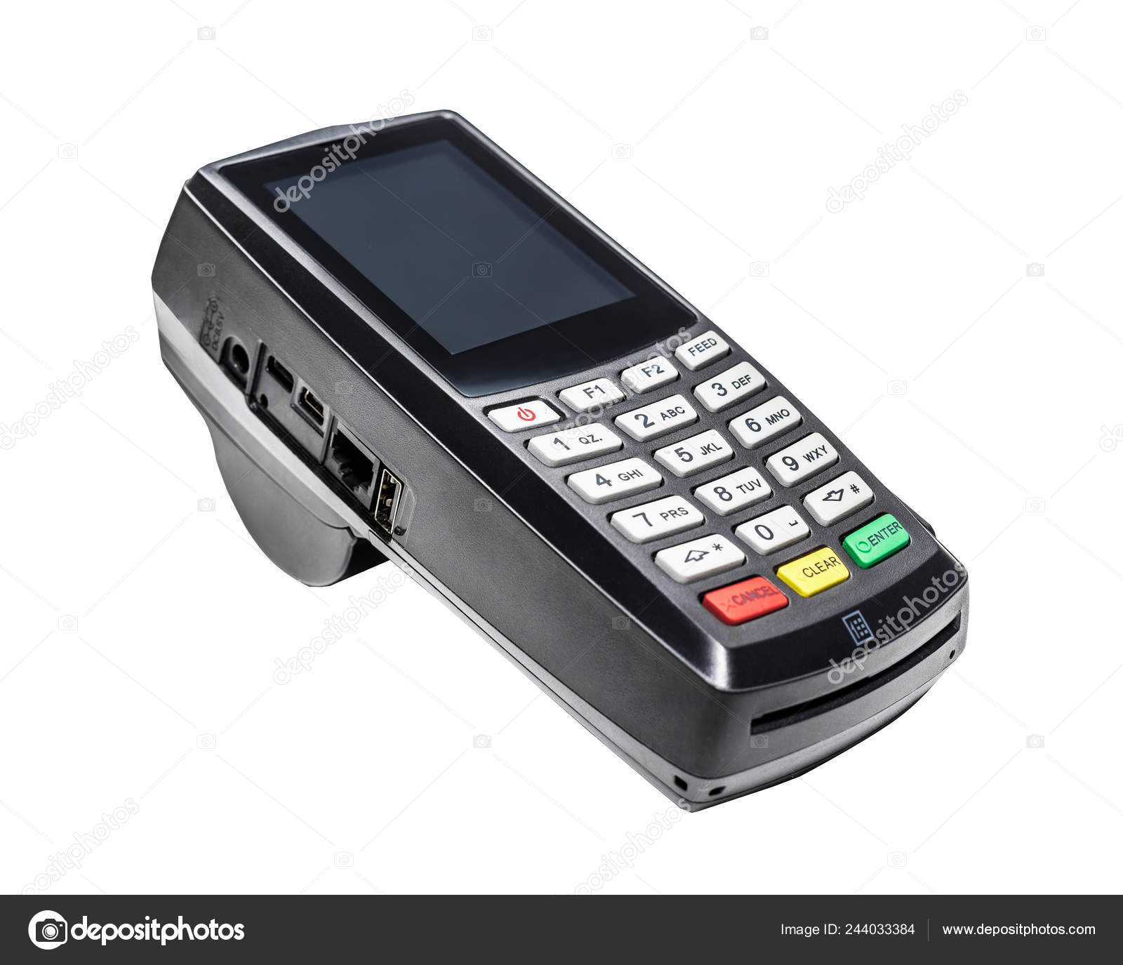 Modern Bank Terminal White — Stock Photo © irogova #244033384