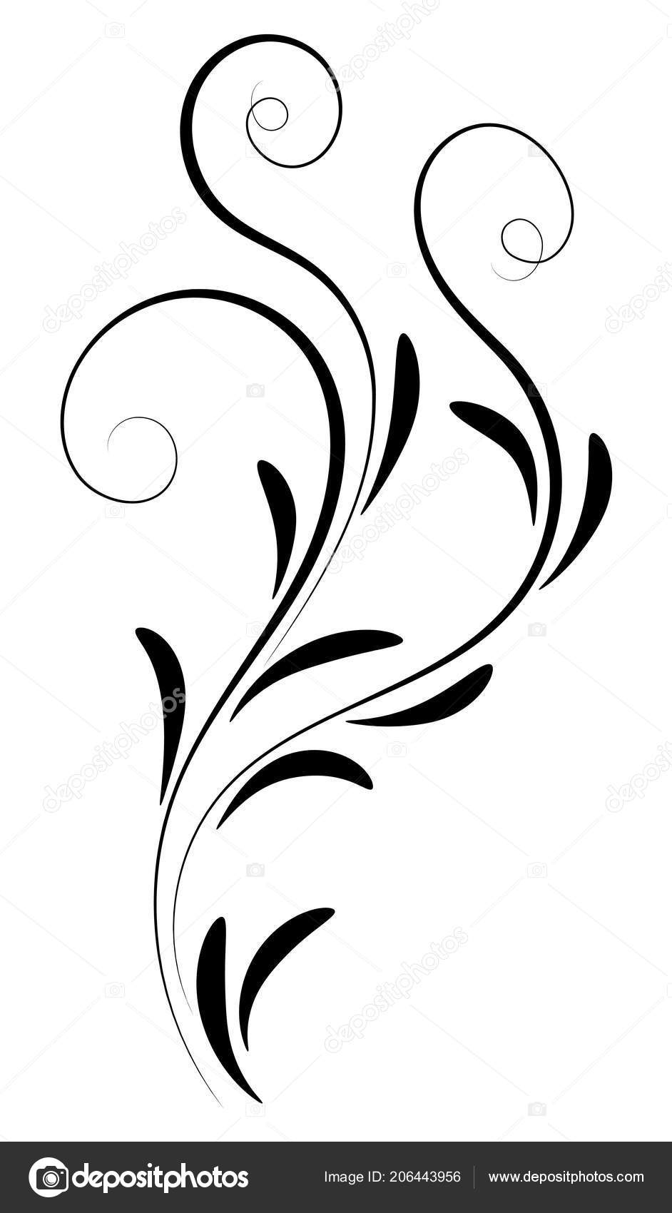 Vector Floral Pattern Stencil