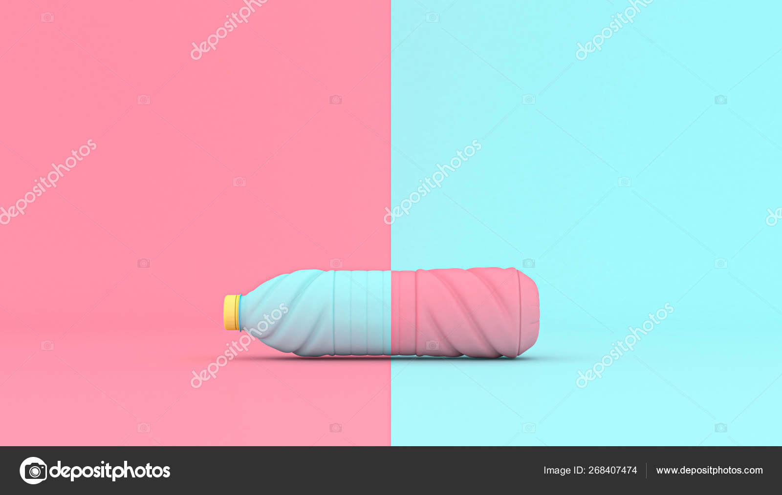 Stylized plastic bottles — Stock Photo © jukai5 #268407474