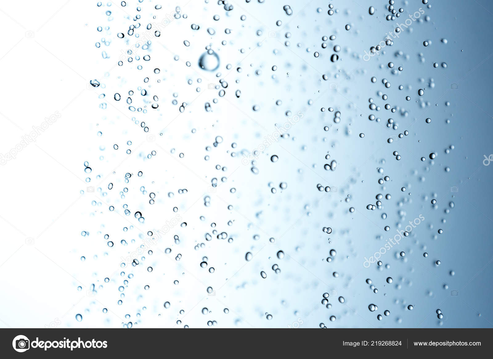 Falling Water Drops Blue Background Stock Photo by ©janka3147 219268824