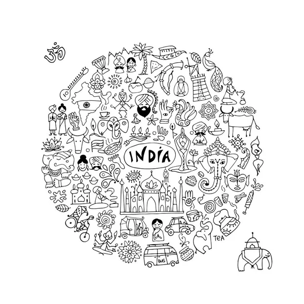 Incredible India Poster Drawing