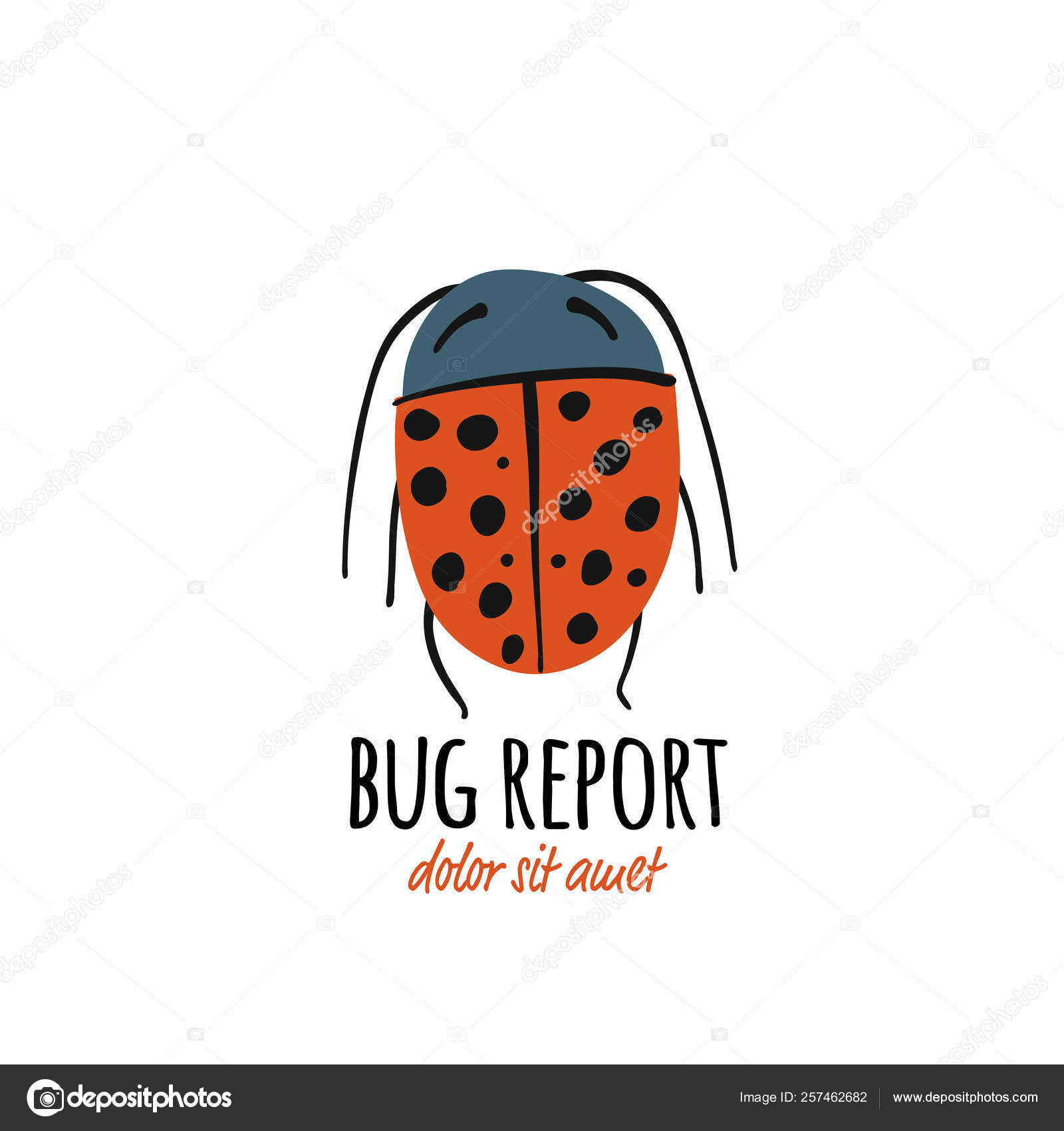 Funny beetle, bug character for your design Stock Vector Image by ...