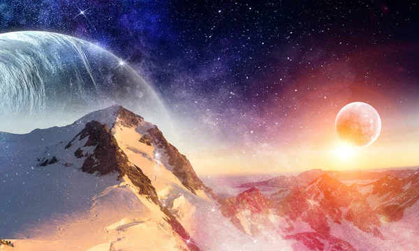 Planets Mountains 1920x1080