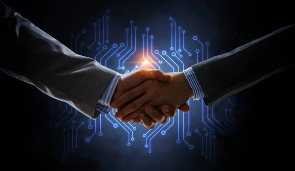 Cyber handshake Stock Photos, Royalty Free Cyber handshake Images ...