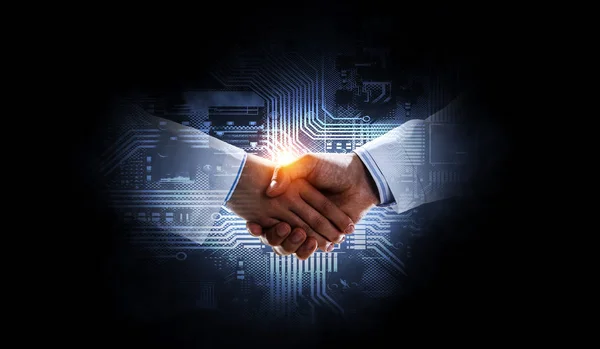 Cyber handshake Stock Photos, Royalty Free Cyber handshake Images ...