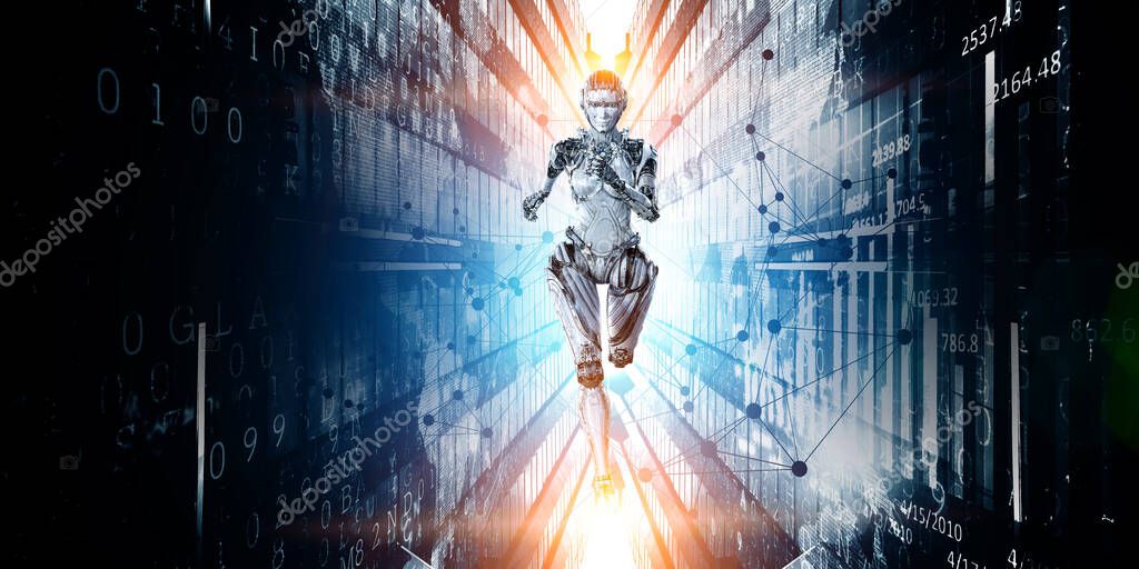 Leyenda de movimiento realidad virtual. Medios mixtos 2022