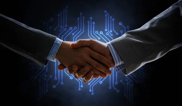 Cyber handshake Stock Photos, Royalty Free Cyber handshake Images ...
