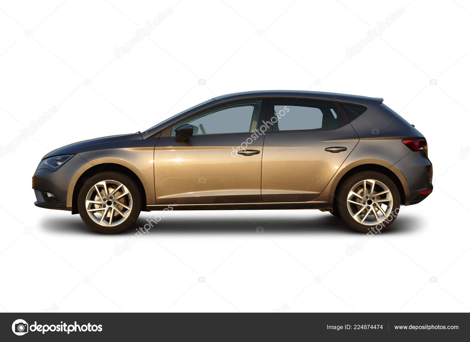 Generic Car Studio Shot Isolated White Background — Stock Photo © Ale ...