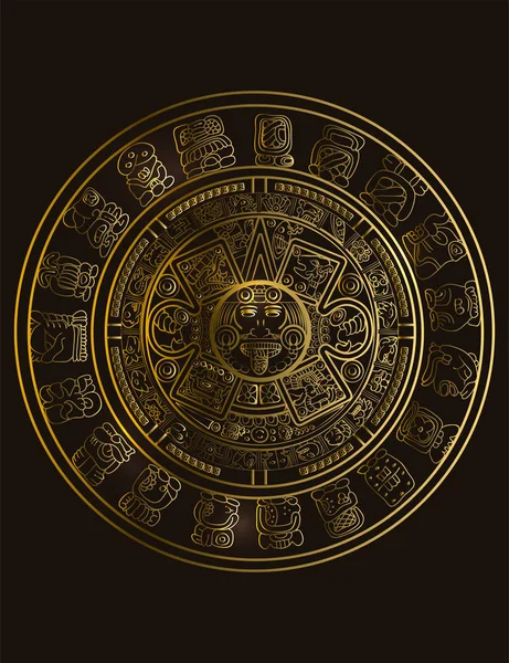 Stylized Aztec Calendar — Stock Photo © epic22 #3761073 Stylized Aztec Calendar — Stock Photo © epic22 #3761073