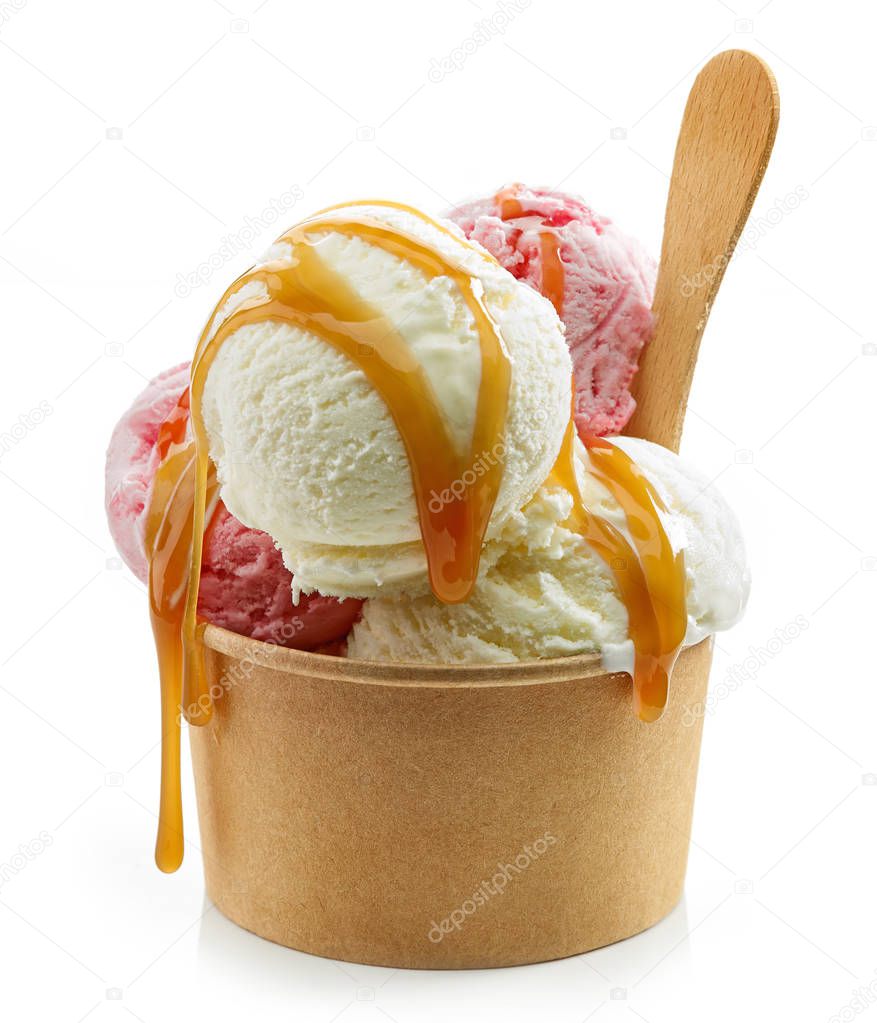 Bolas de helado en taza de papel 2024 Bolas de helado en taza de papel 2024
