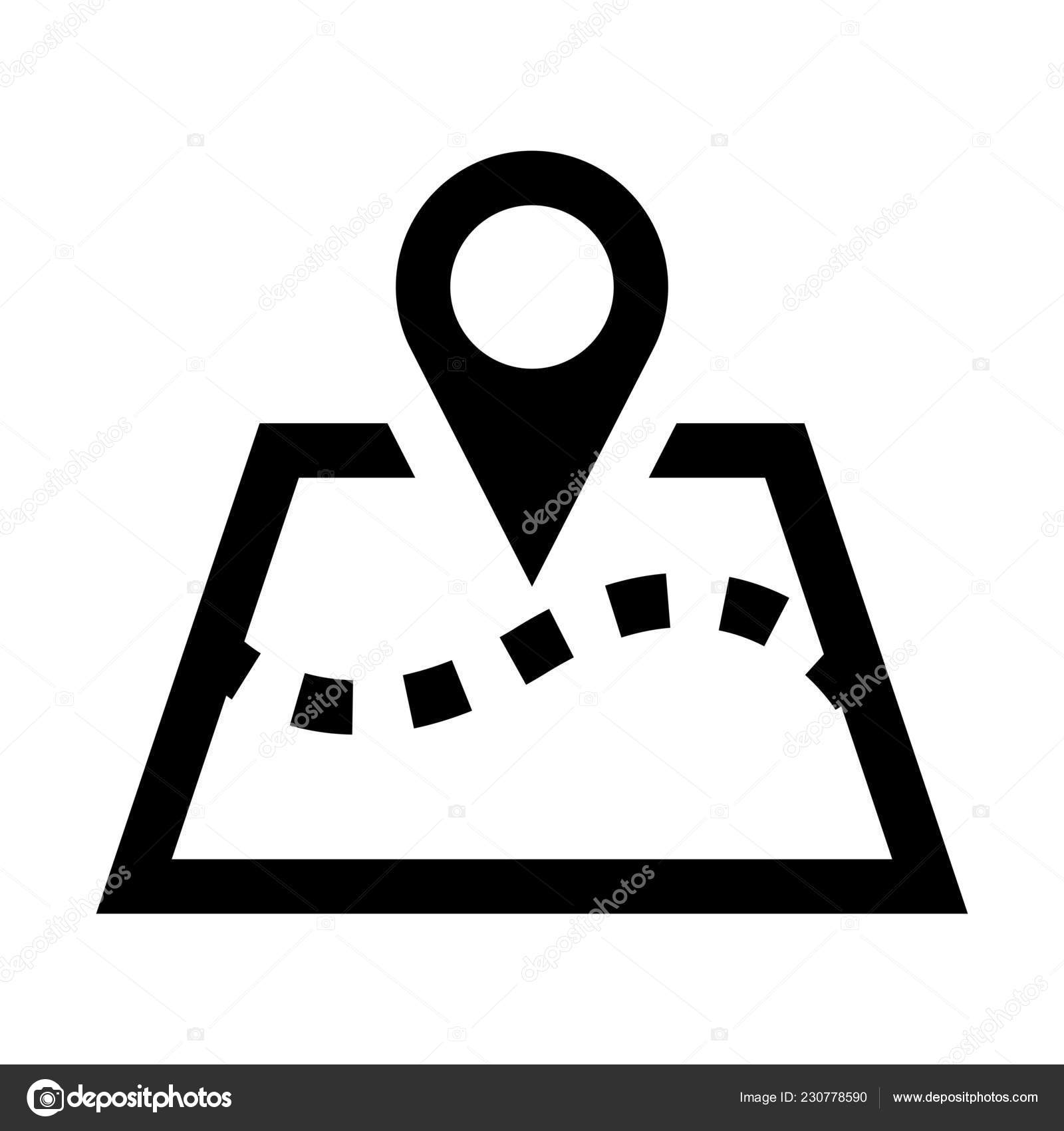 Exact Location Map Simple Vector Illustration Stock Vector Image by ...