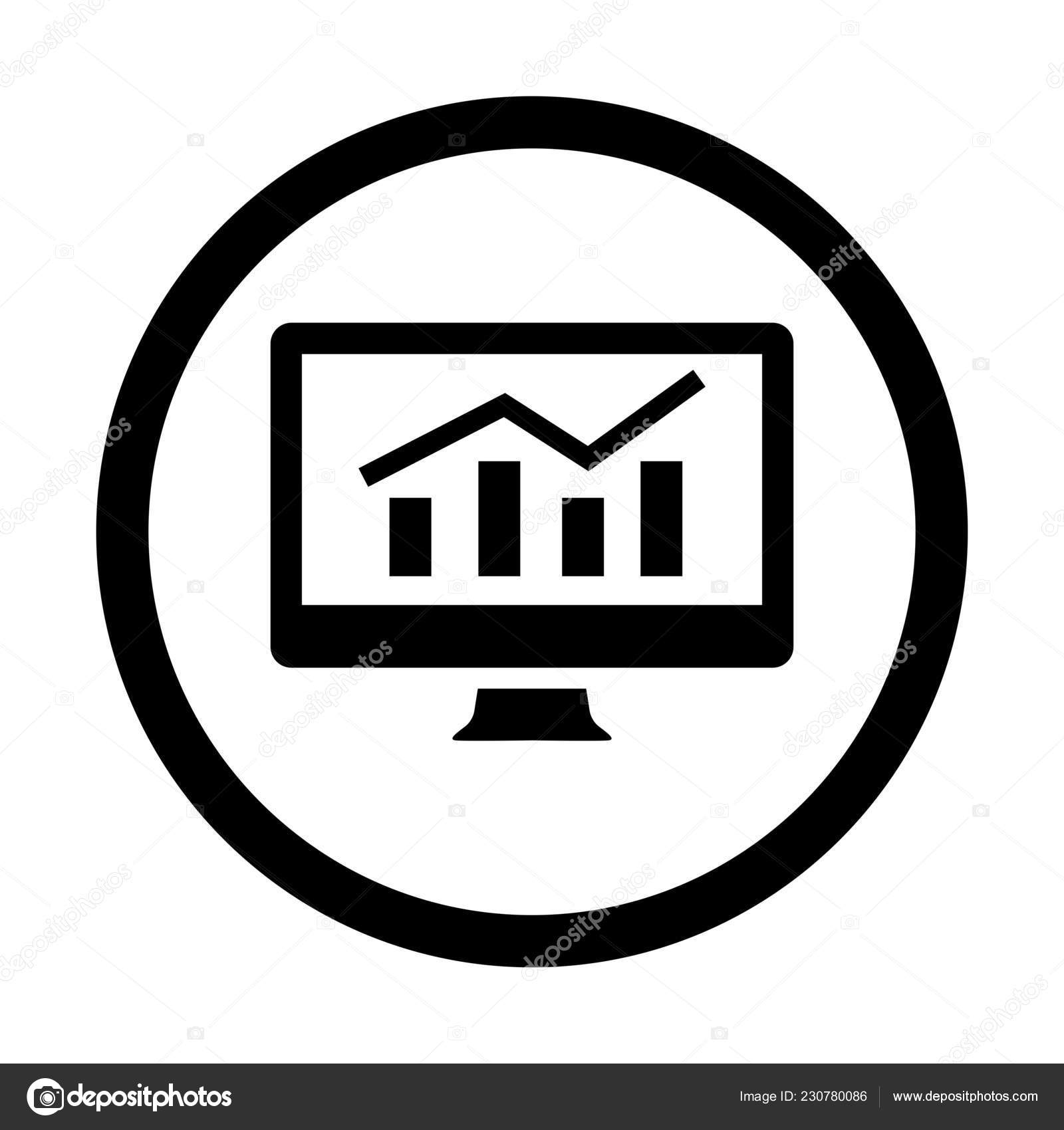 Web Analytics Market Variation Icon Simple Vector Illustration Stock ...