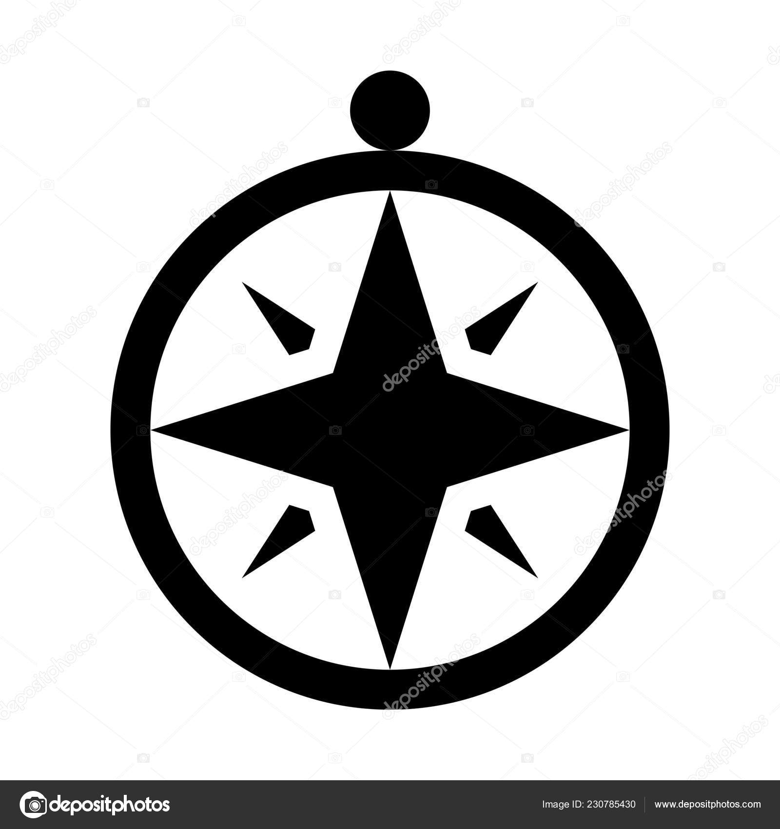 Windrose Compass Rose Icon Simple Vector Illustration Stock Vector By ©get4net 230785430