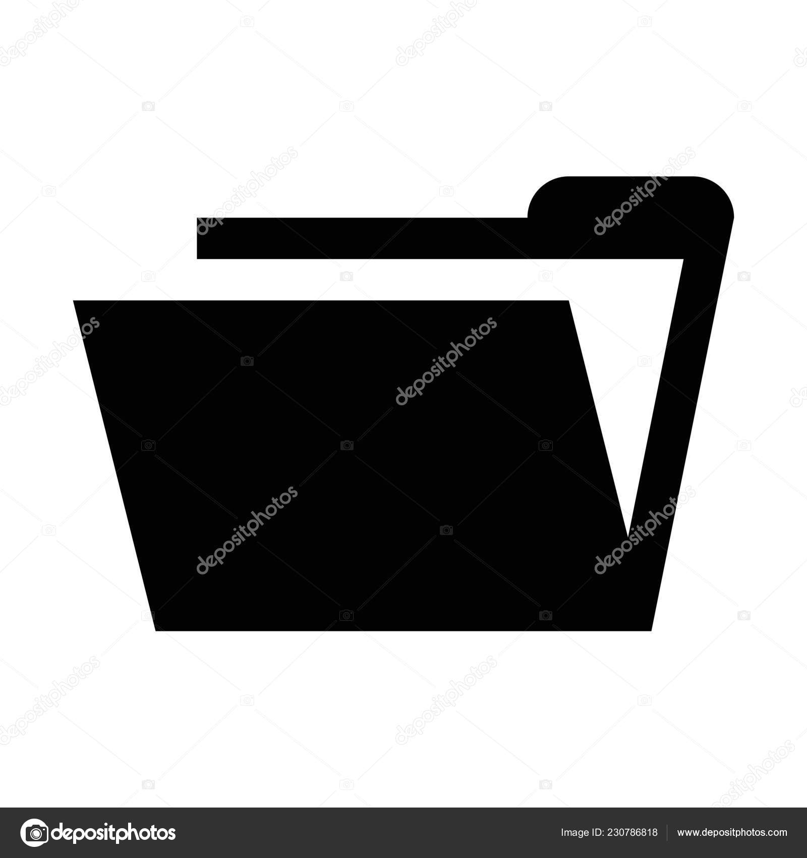 Organize File Folder Icon Simple Vector Illustration Stock Vector Image ...