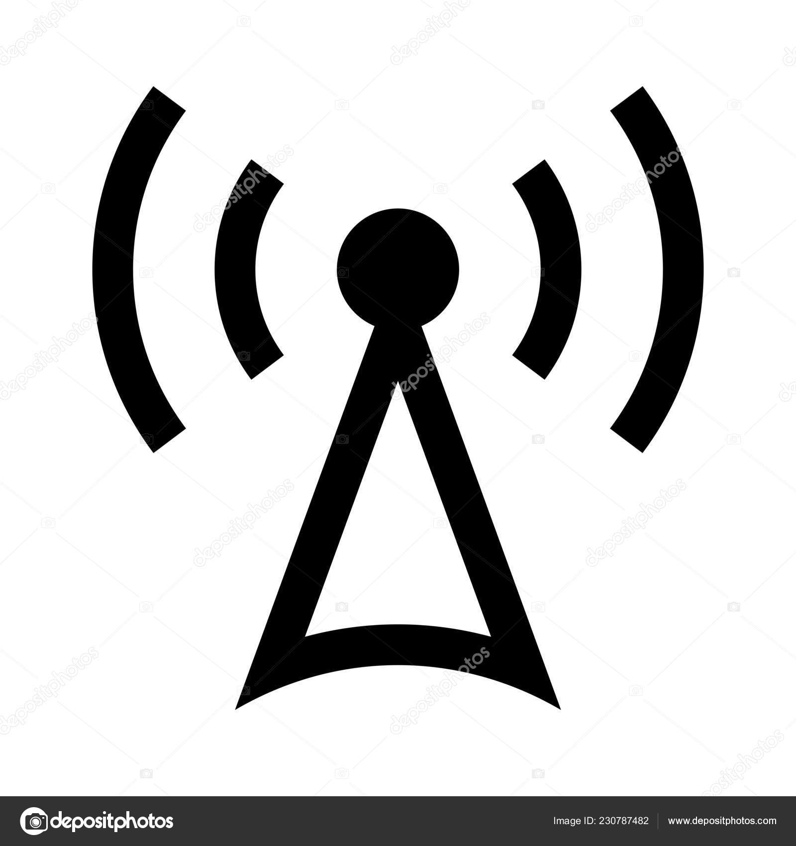 Cell Tower Icon Vector