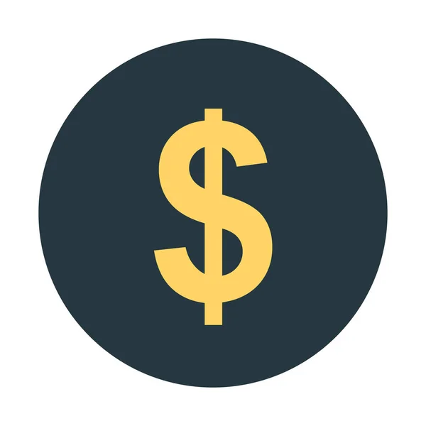 Dollar Currency Symbol Icon Simple Vector Illustration Stock Vector by ...