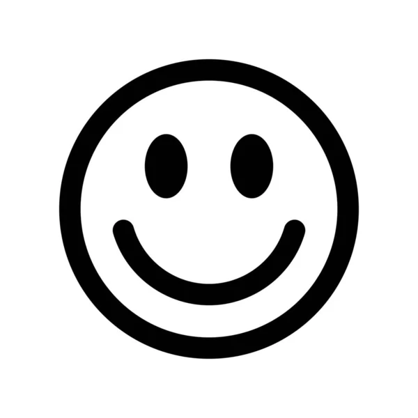 Smiley Icon Black