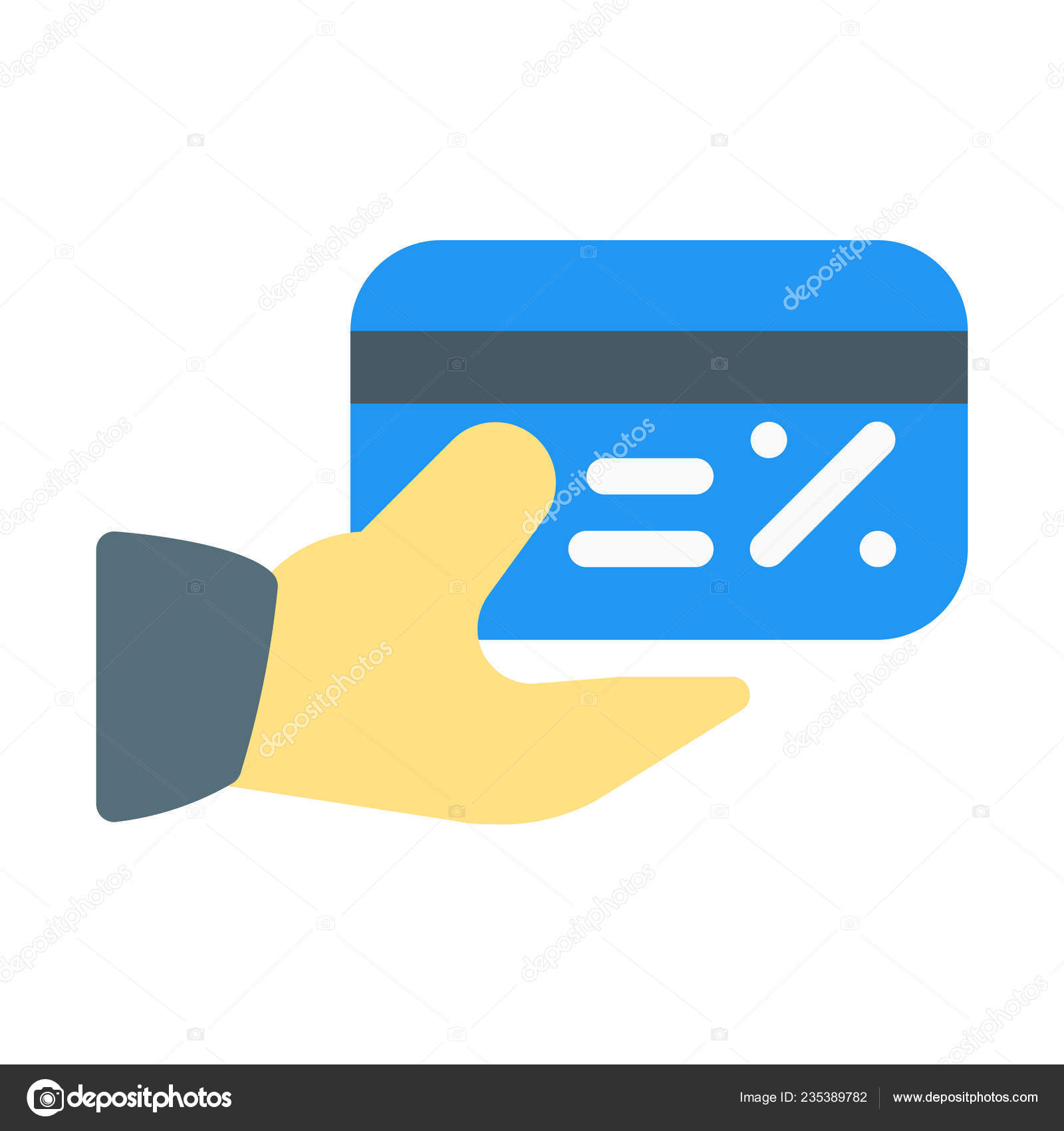 Loyalty Card Received Icon Simple Vector Illustration Stock Vector ...