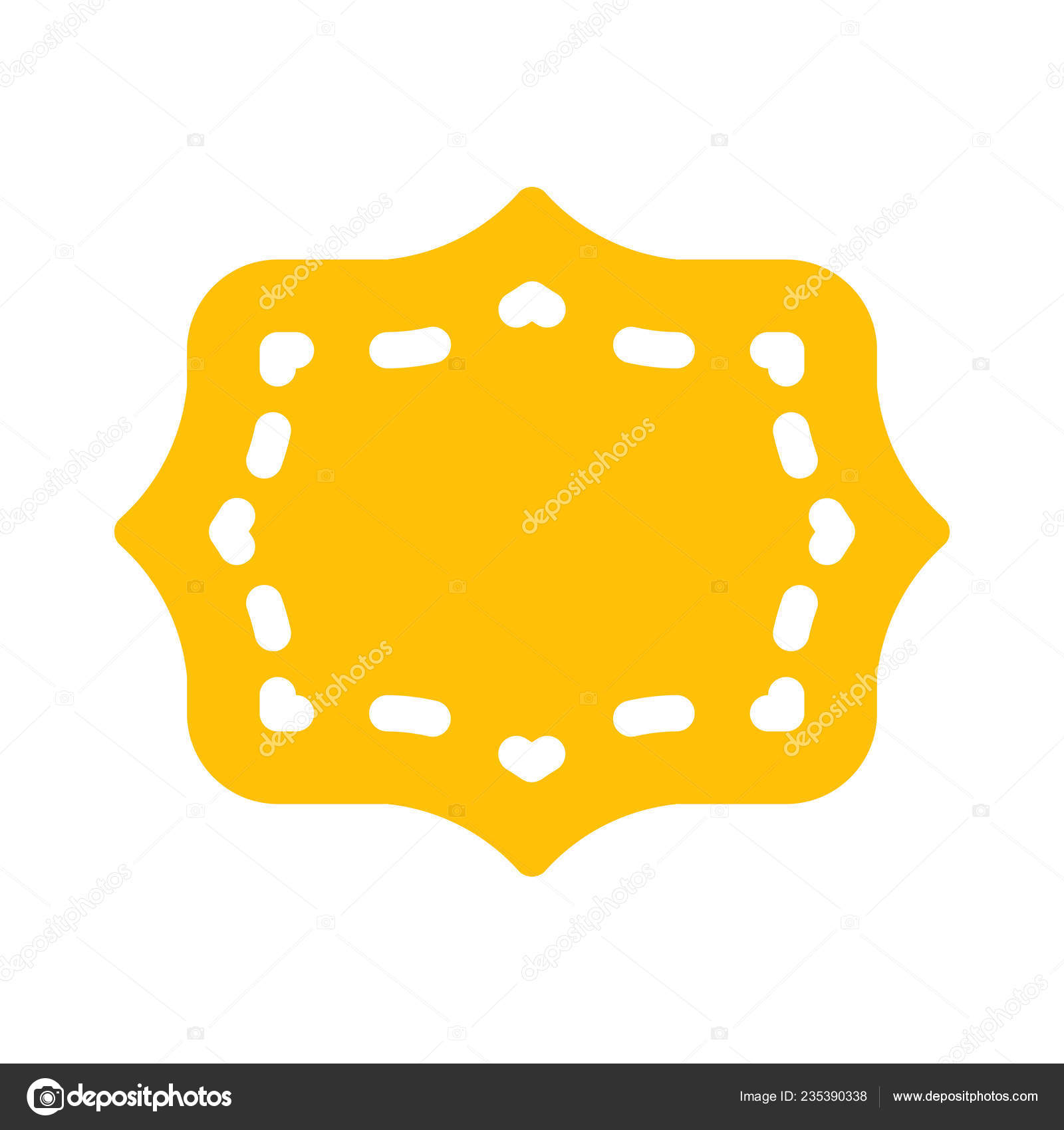 Color Simple Classic Frame Simple Vector Illustration Stock Vector by ...