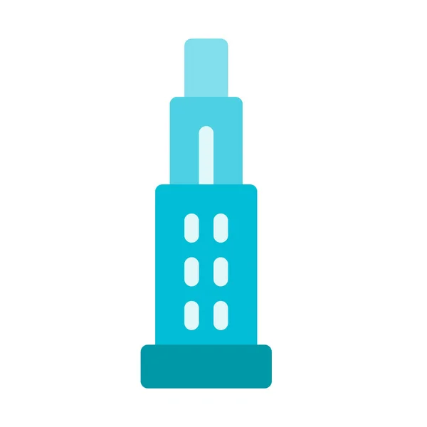 Simple Vector Illustration Skyscraper Stock Vector Image by ©get4net ...