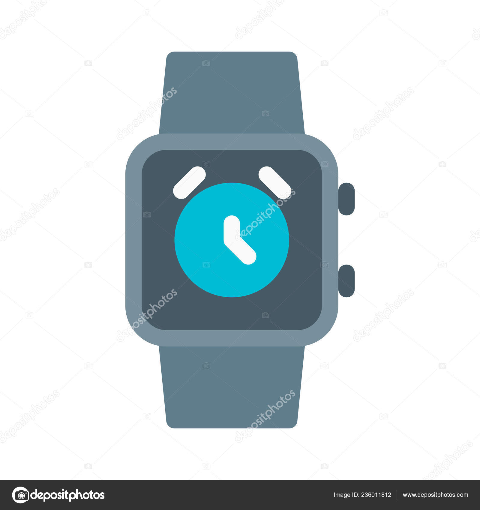 Smartwatch Wake Notification Icon Simple Vector Illustration Stock ...
