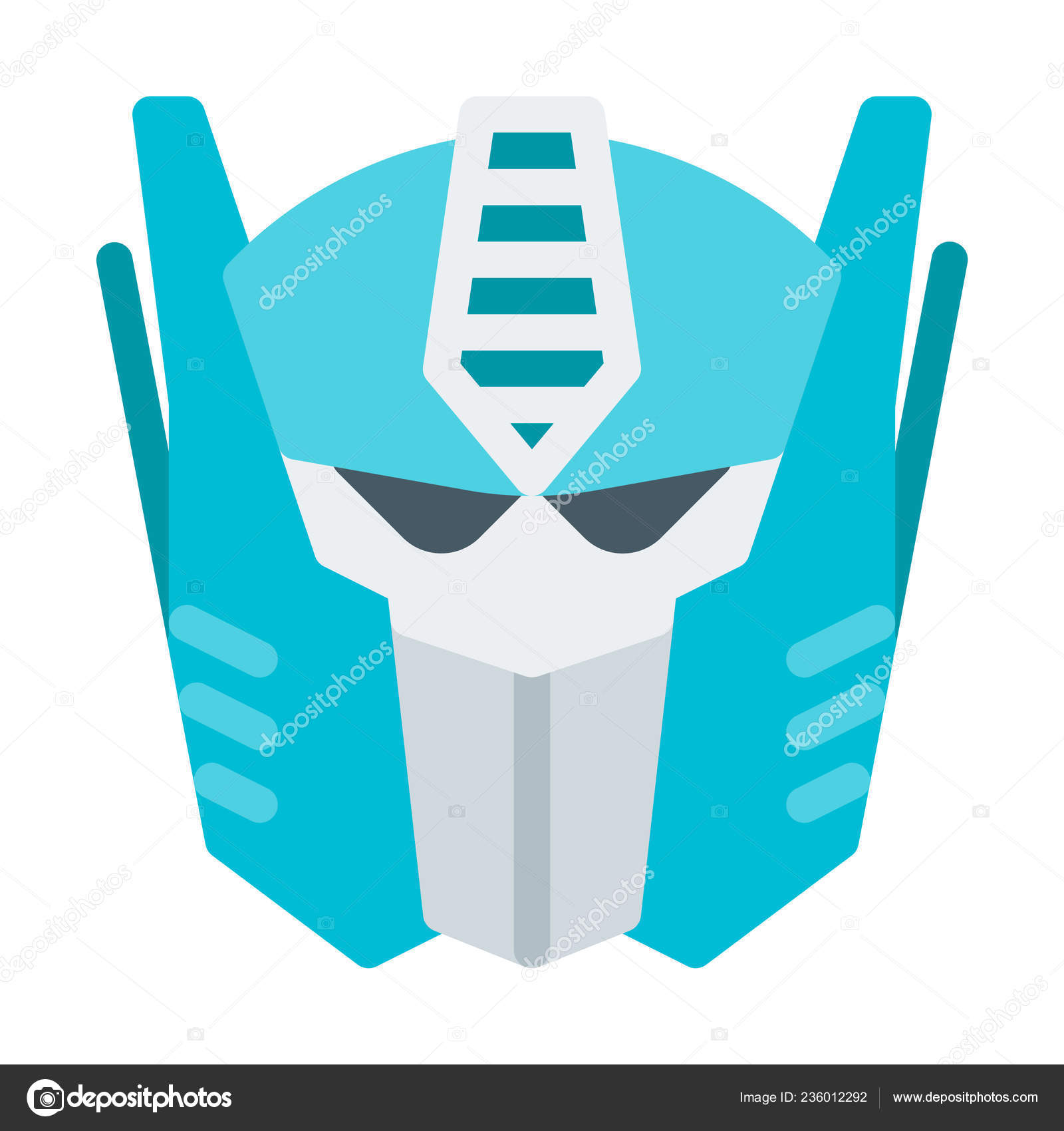 Transformers Face Vector