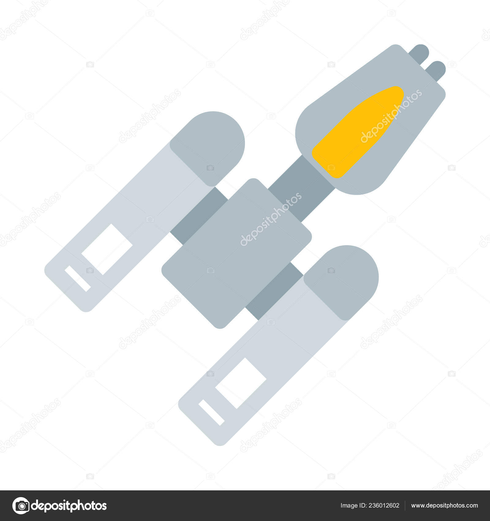 Shape Wing Aircraft Icon Simple Vector Illustration Stock Vector by ...