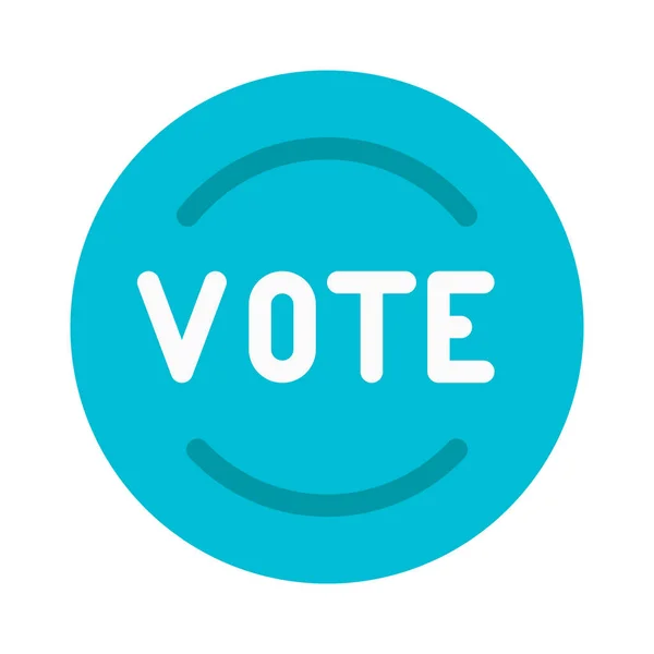 Online Voted Option Icon Simple Vector Illustration — Stock Vector ...