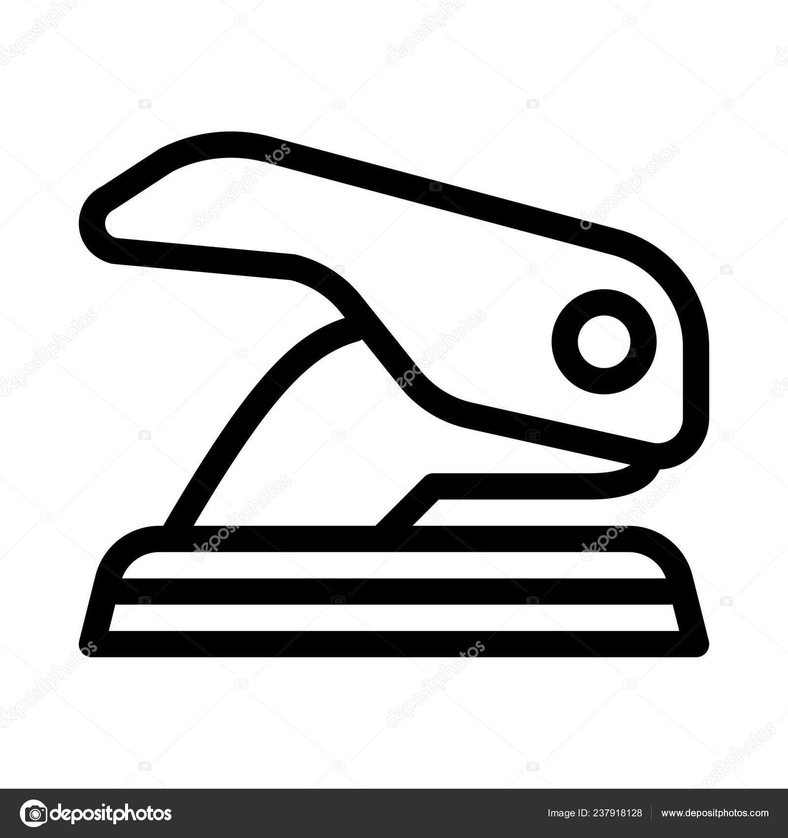Hole Puncher Machine Icon Vector Illustration Stock Vector Image by ...