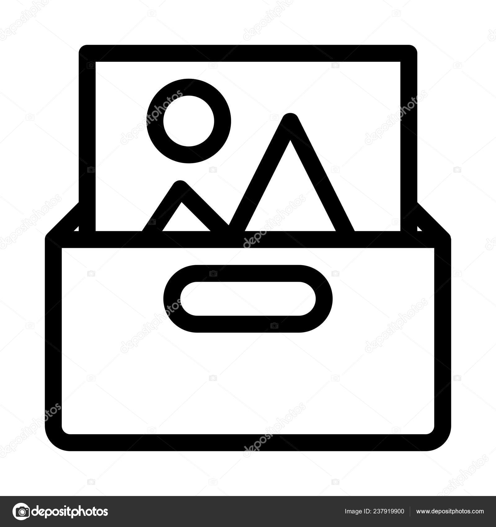 Imagen Caja Icono Vector Ilustración Vector de stock #237919900 de ©get4net