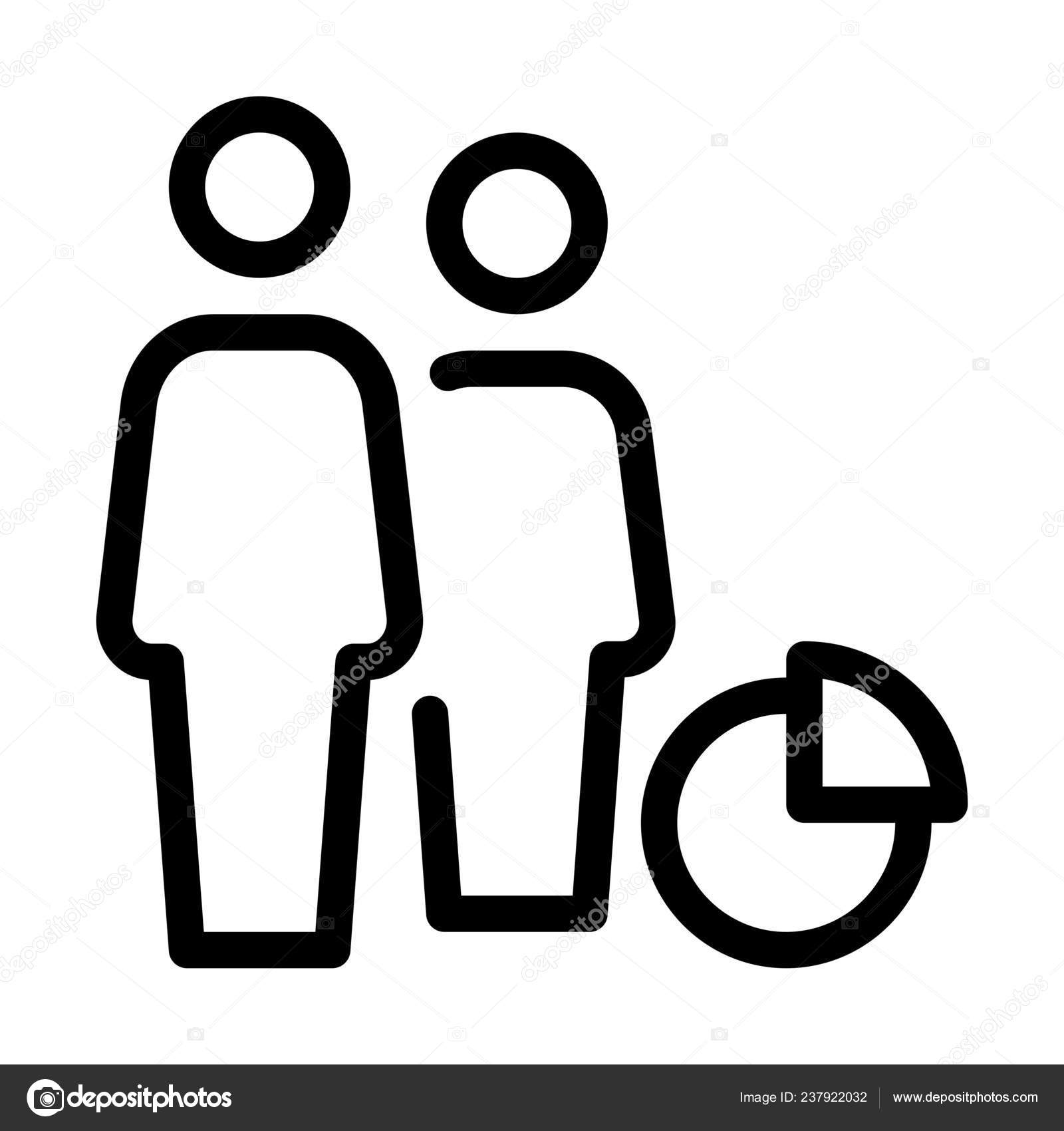 Team Statistics Report Isolated White Background Stock Vector by ...