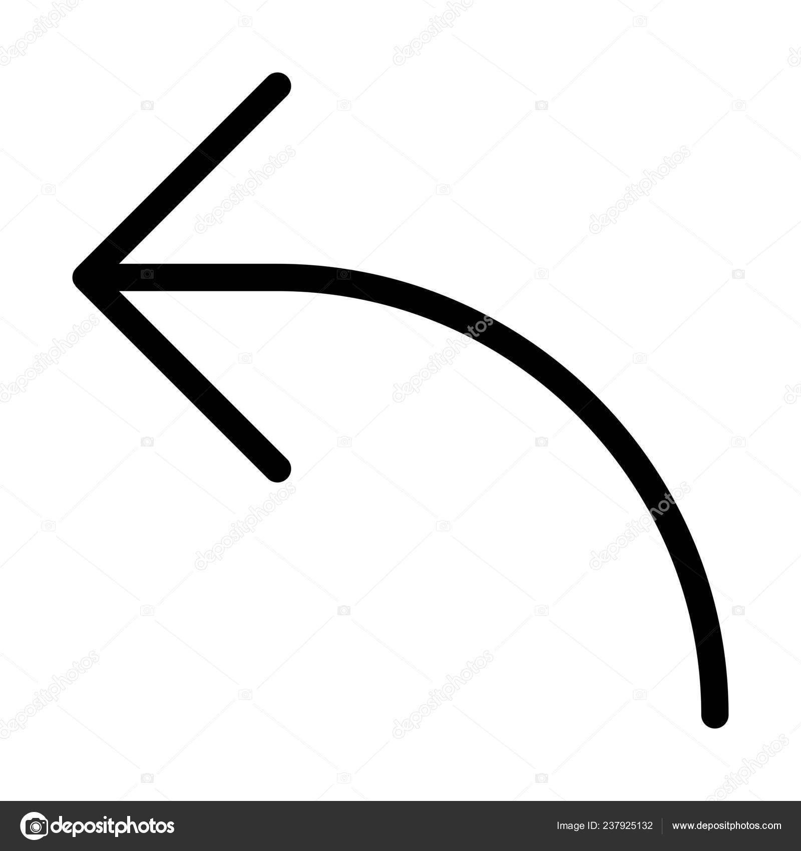 Top Arc Anticlockwise Simple Vector Illustration Stock Vector by ...