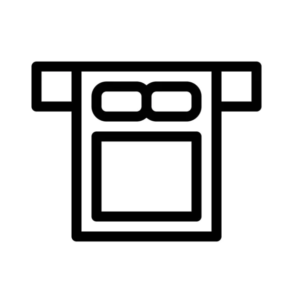 Queen size bed Vector Art Stock Images | Depositphotos