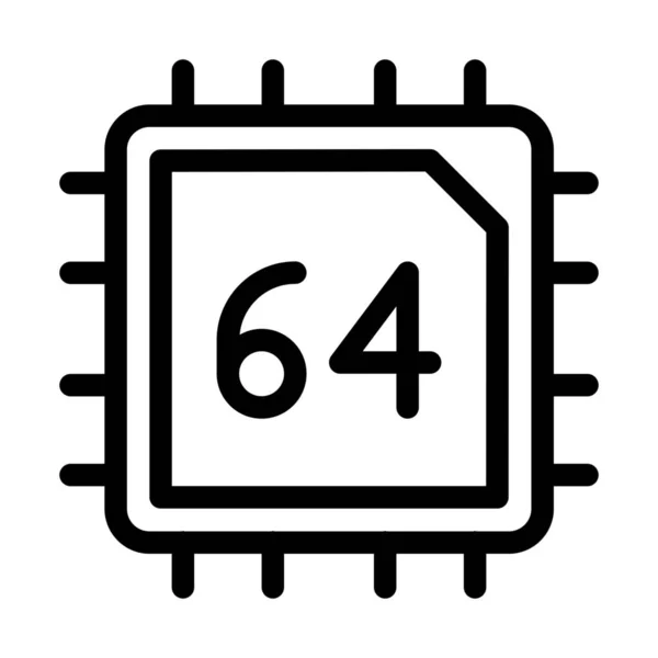 56 64 bitowe Vector Images | Depositphotos