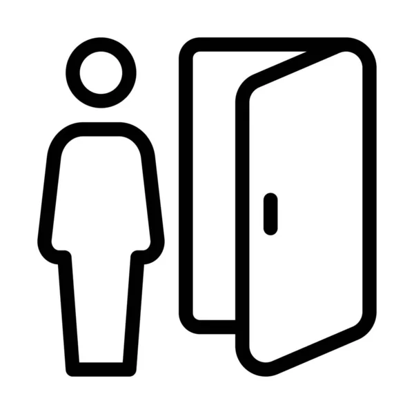 Person entering door, Royalty-free Person entering door Vector Images ...