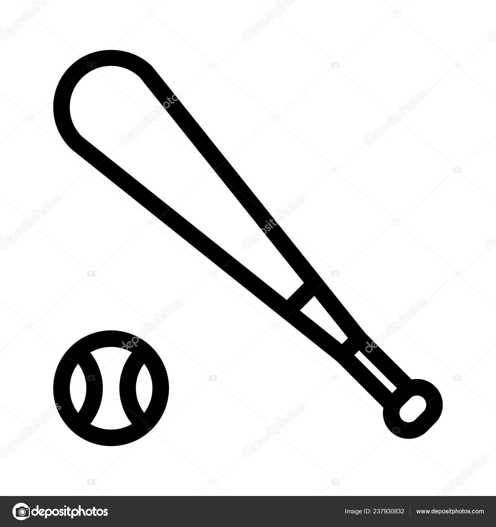 Baseball Outdoor Game Simple Vector Illustration Stock Vector by ...