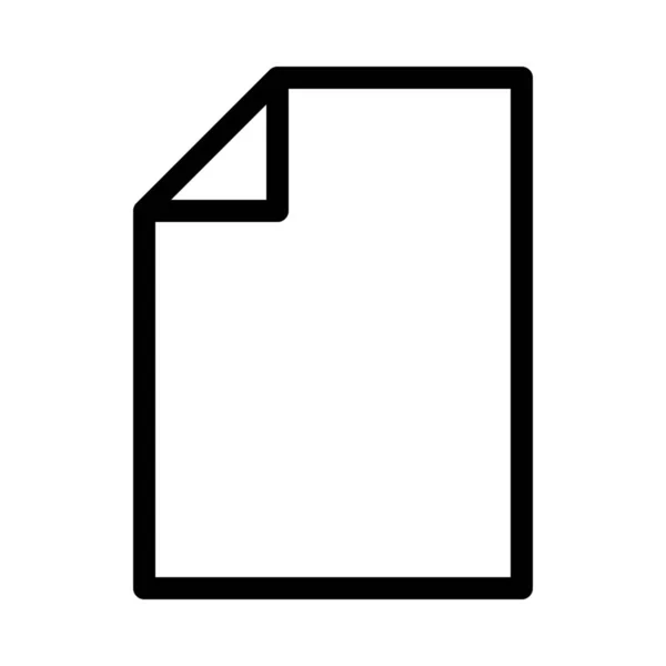 Blank New File Vector Illustration Stock Vector by ©get4net 240252420