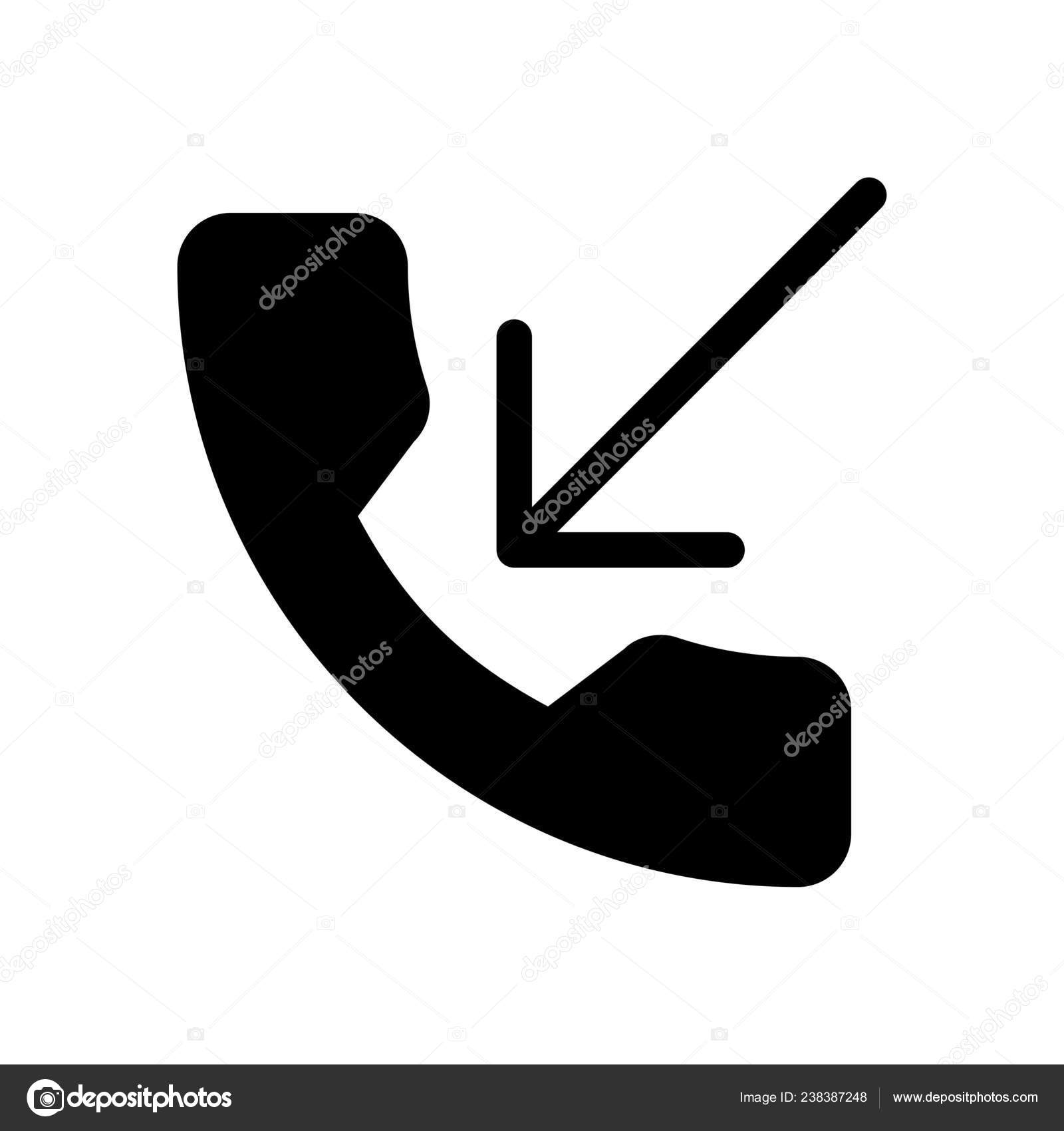 Call Recieved Log White Background Stock Vector Image by ©get4net ...